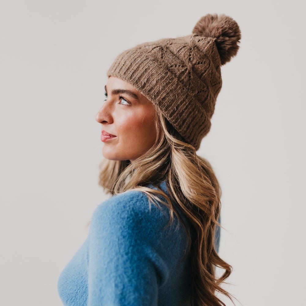 Fallon Fuzzy Beanie – Breezyswimwear