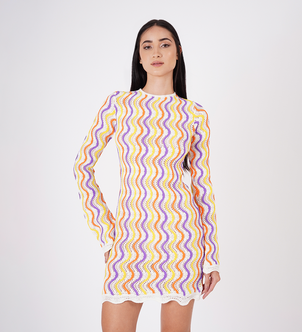 Piper Multicolor Midi Dress – Breezyswimwear